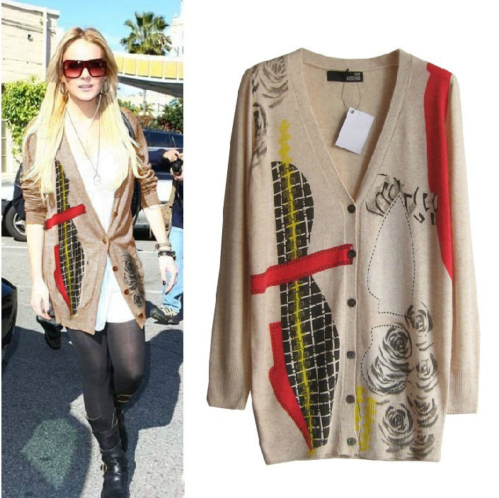 A 083002 Watermark Pattern Cashmere Sweater on Luulla